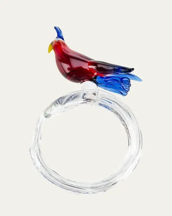 CASARIALTO Red Bird Napkin Ring