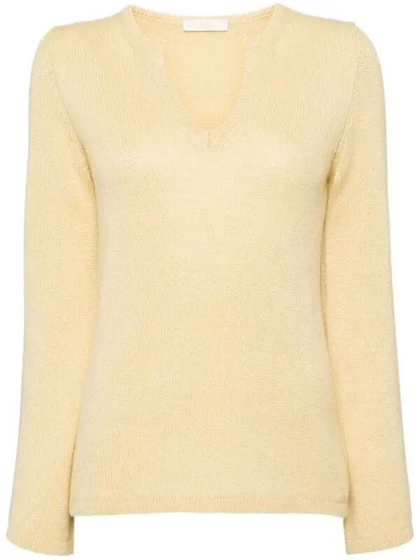 Fedeli Levante Split-neck Jumper