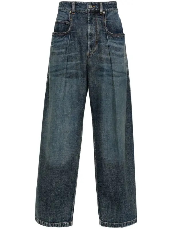 MARANT Janael Wide-leg Jeans - Blue