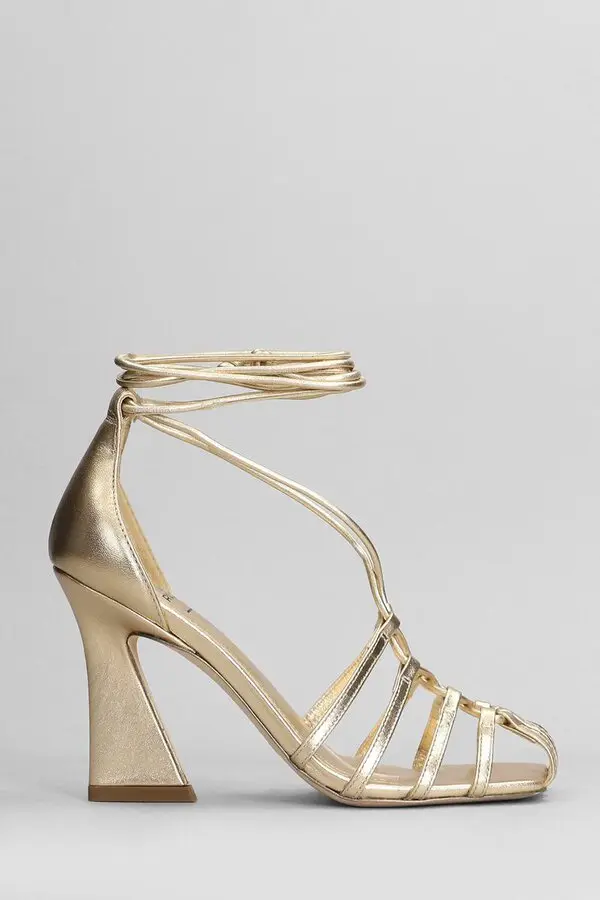 Buy GOLD & ROUGE Butia Sandals - Gold At 33% Off | Editorialist
