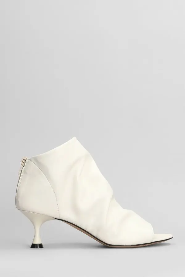 MARC ELLIS High Heel Ankle Boots - White