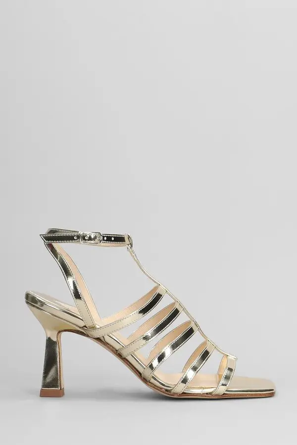 ANNA F. Sandals - Platinum