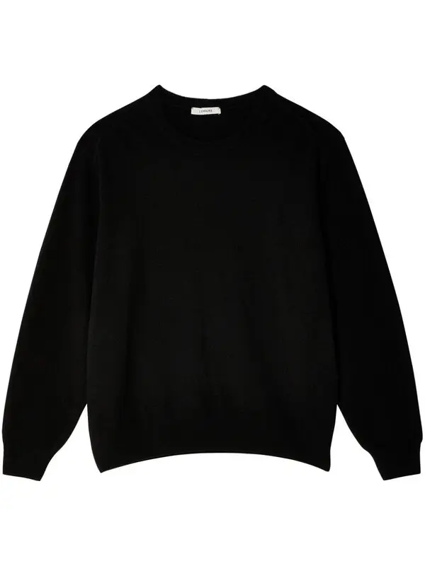 LEMAIRE Crew Neck Jumper - Black | Editorialist
