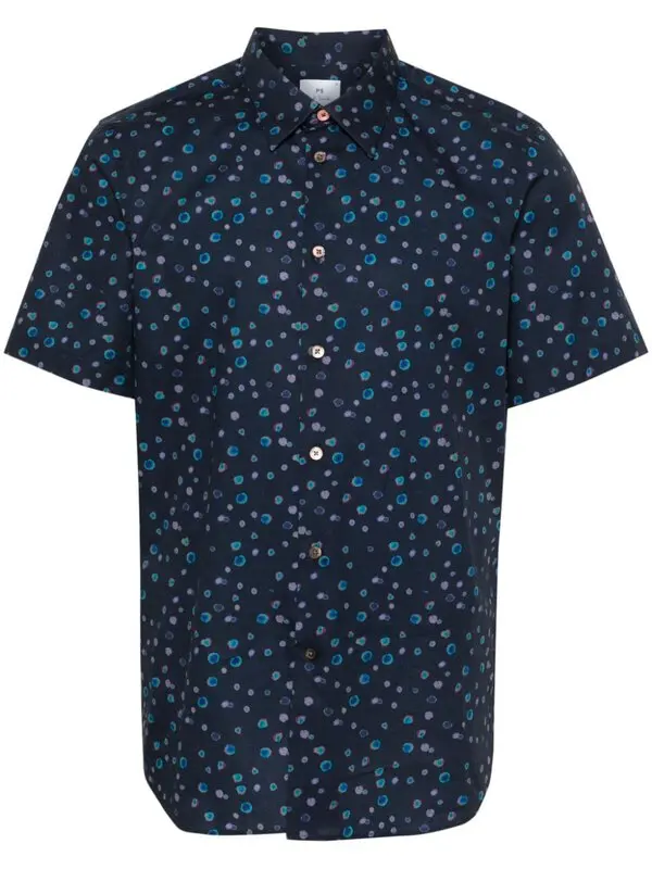 Paul Smith Polka Dot-print Cotton Shirt