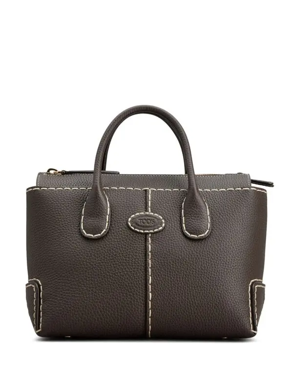 TOD'S Di Leather Tote - Brown