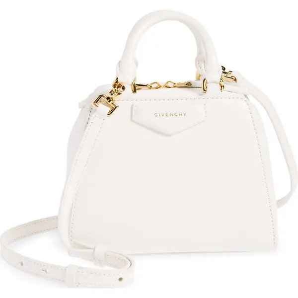 Givenchy Nano Antigona Cube Crossbody Bag - Ivory