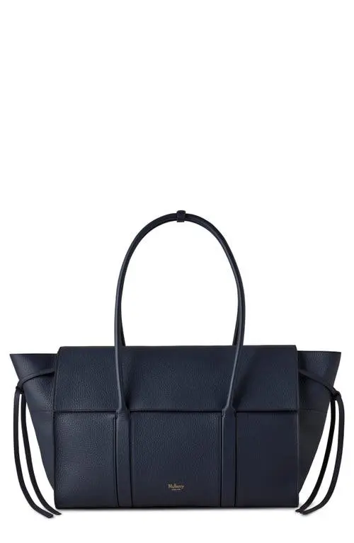 Mulberry Large Soft Bayswater Leather Satchel - Night Sky