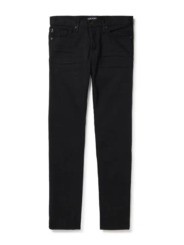 TOM FORD Slim-fit Selvedge Jeans - Black