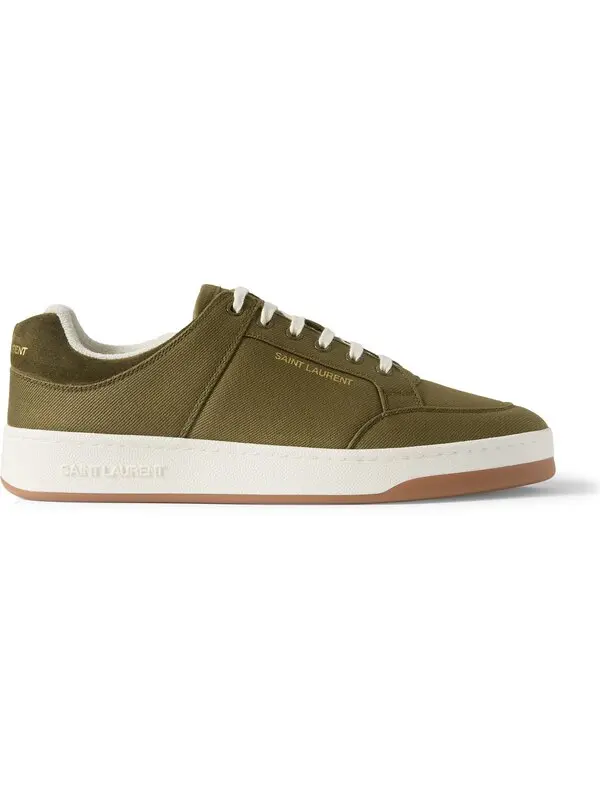 Saint Laurent Sl/61 Canvas Sneakers