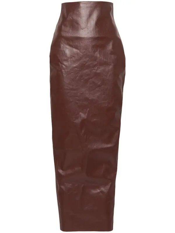 Rick Owens Coated Maxi Dress