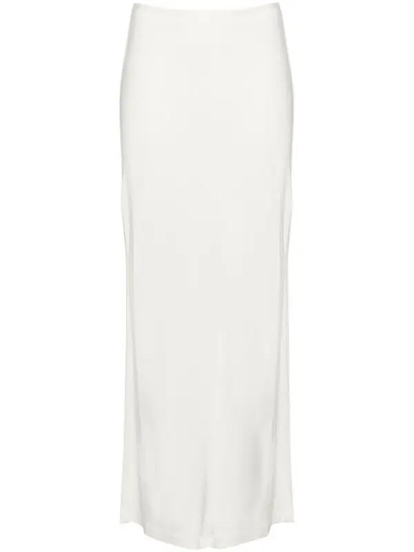 Helmut Lang Maxi Jersey Skirt - Neutrals