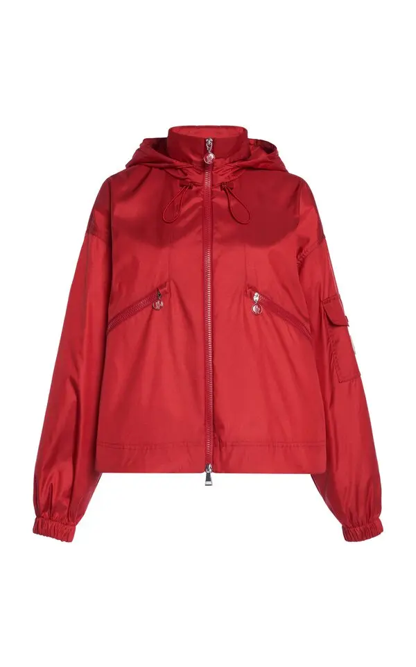Moncler Hemar Short Parka - Red