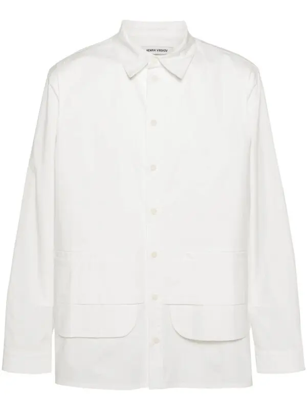 Henrik Vibskov Ants Poplin Layered Shirt