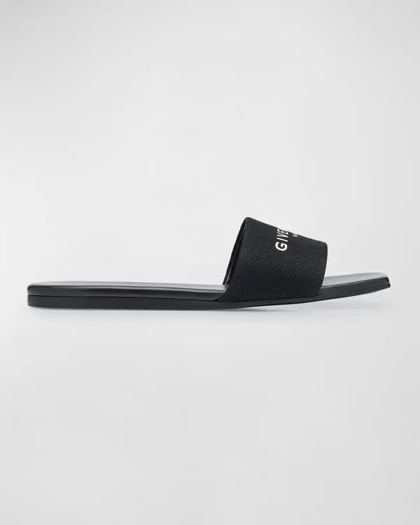 Givenchy 4g Logo Flat Slides