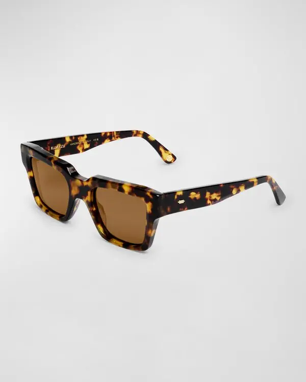 KIMEZE Mahi Havana Square Frame Sunglasses