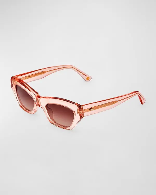 KIMEZE Concept 3 Cat-eye Sunglasses - Pink Crystal