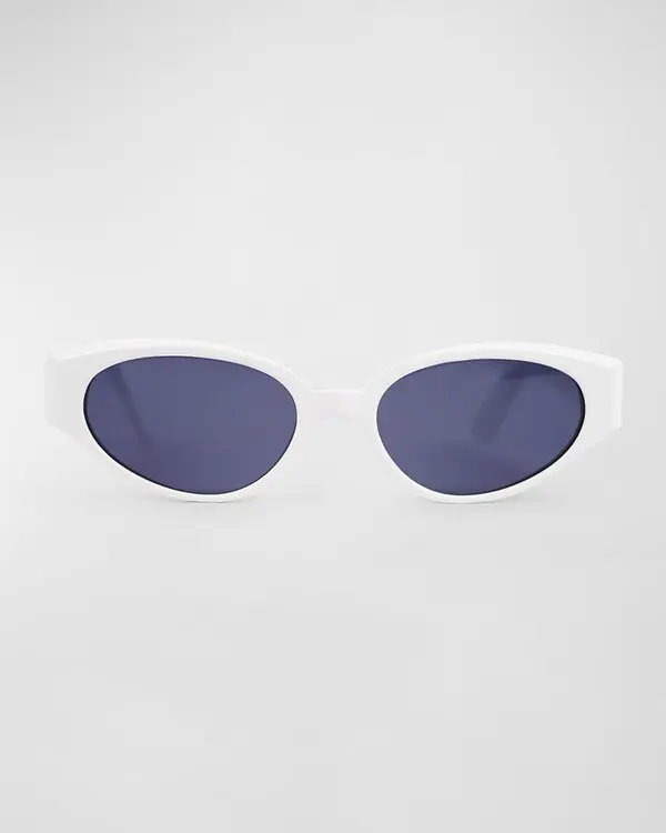KIMEZE Gabriel Cat-eye Sunglasses - White
