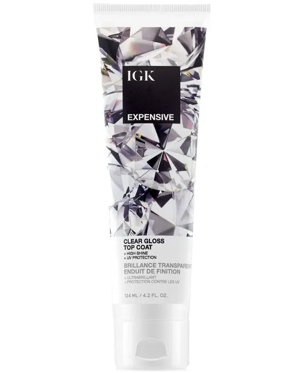 IGK Expensive Clear Gloss Top Coat - No Color