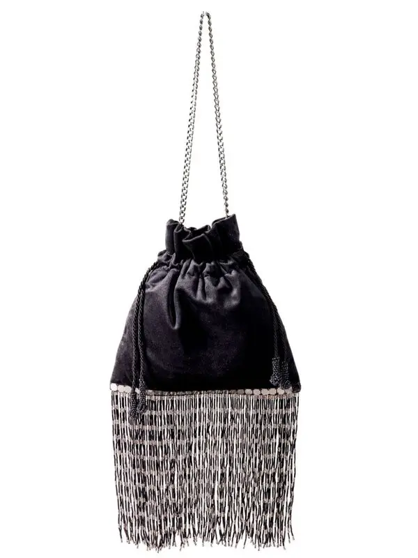 Nannacay Minke Fringed Shoulder Bag