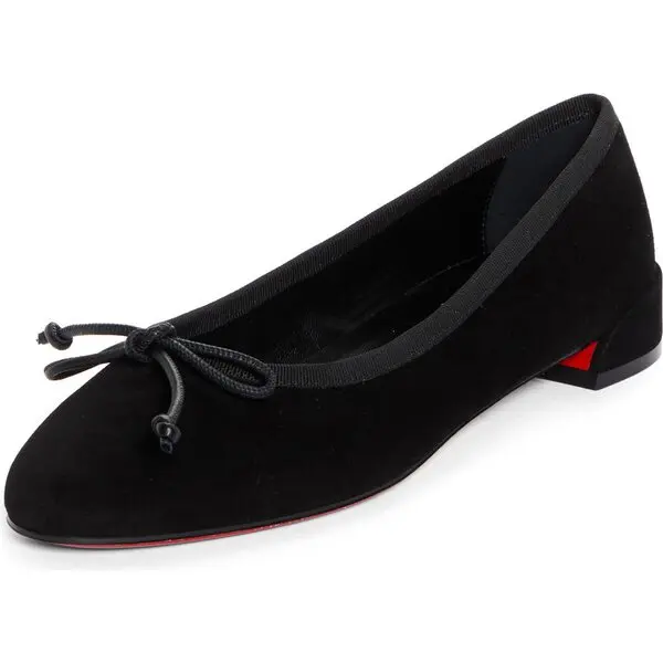 CHRISTIAN LOUBOUTIN Sweetie Jane Flat - Black