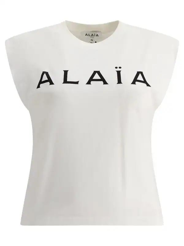 AlaïA T Shirt In White - 13% Off | Editorialist