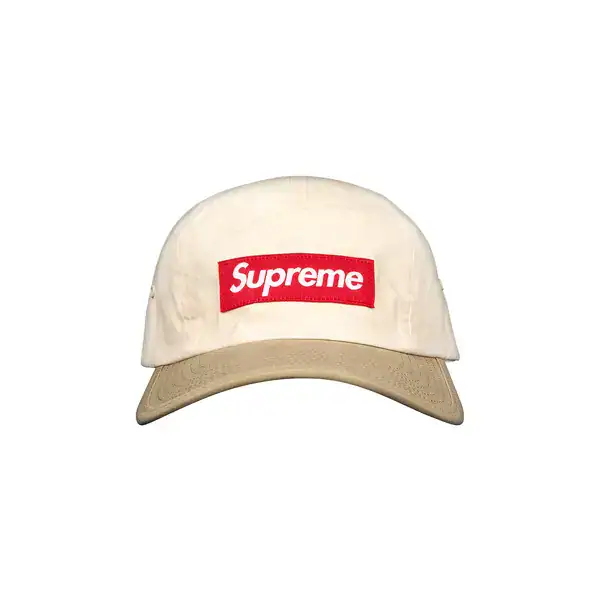Supreme Waxed Cotton Camp Cap - Cream | Editorialist
