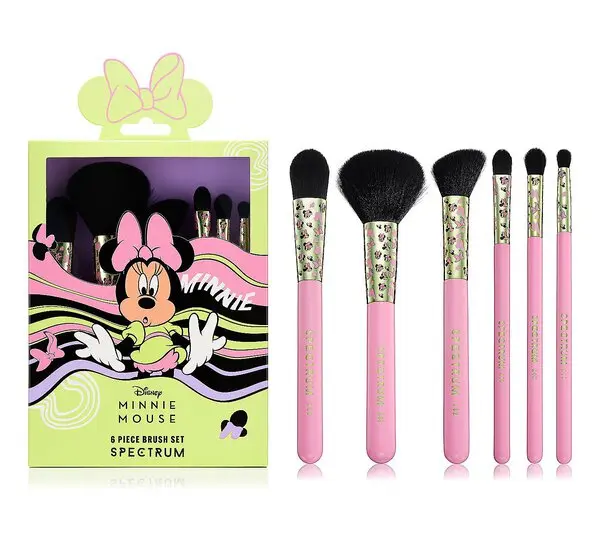 SPECTRUM Disney Minnie 6pc Make Up Brush Set