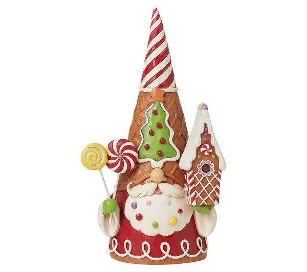JIM SHORE Gingerbread Gnome Figurine