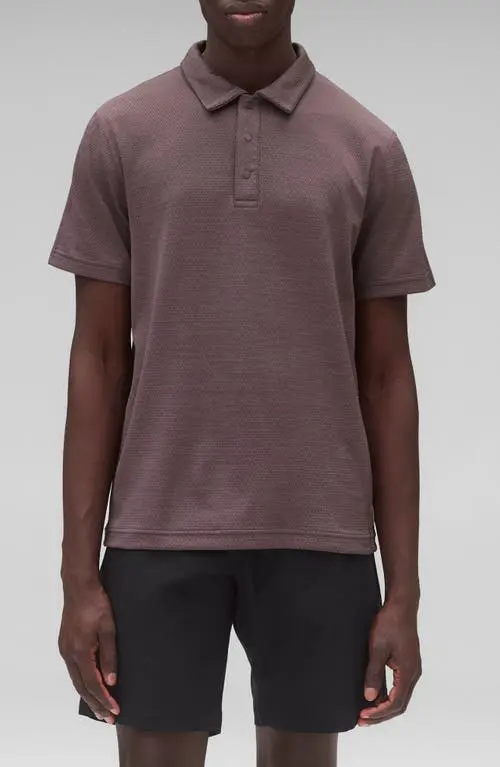 Reigning Champ Solotex® Mesh Tiebreak Polo - Mauve