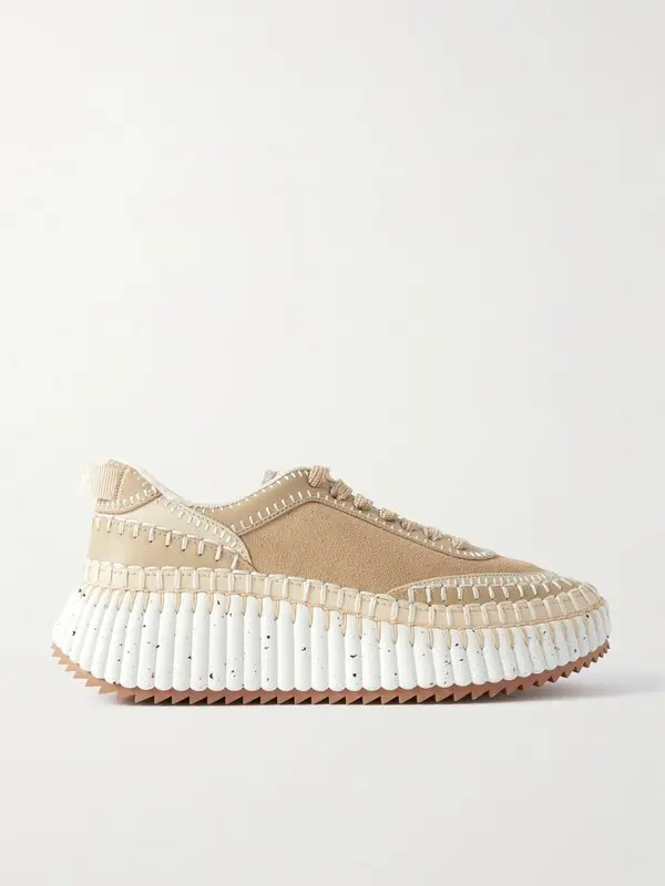 Chloé Nama Embroidered Sneakers
