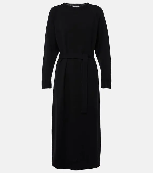 Max Mara Virgin Wool Midi Dress