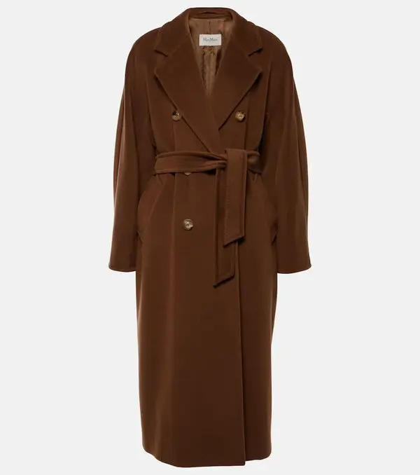 Max Mara 101801 Icon Wool And Cashmere Coat - Brown