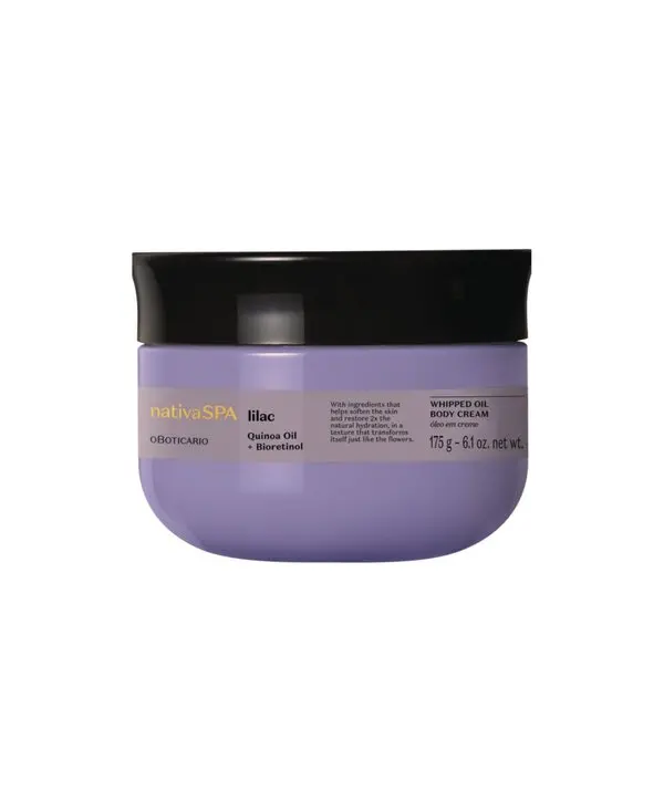 NATIVA SPA Smoothing Whipped Oil Body Cream - Lilac