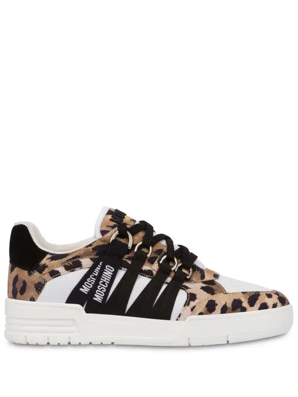 Moschino Cheetah-print Sneakers