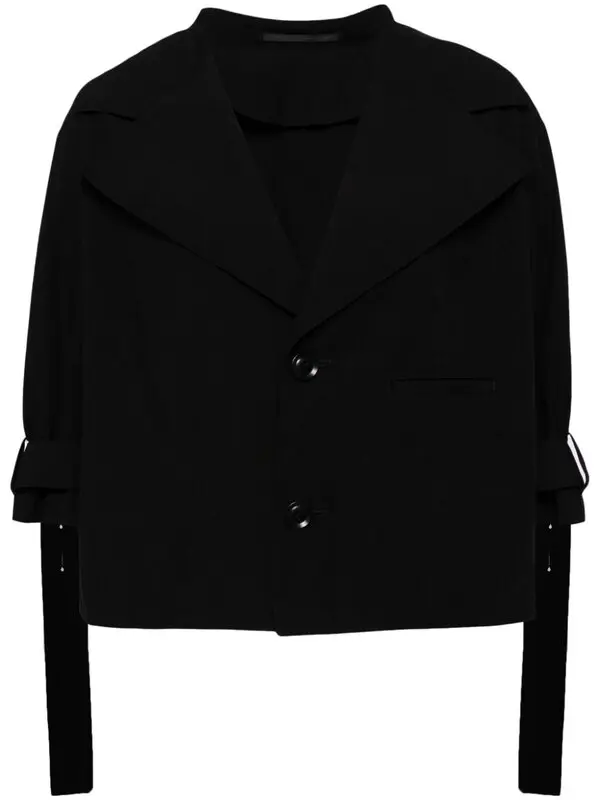 Y’s Wide-lapels Cotton Blazer