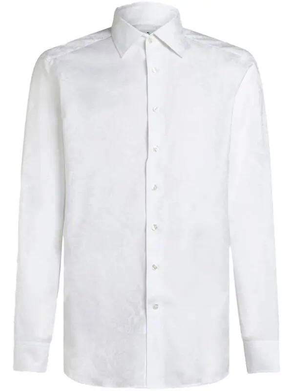 Etro Paisley-print Cotton Shirt - White