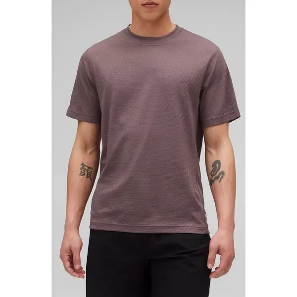 Reigning Champ Solotex® Mesh Tiebreak Performance T-shirt - Mauve