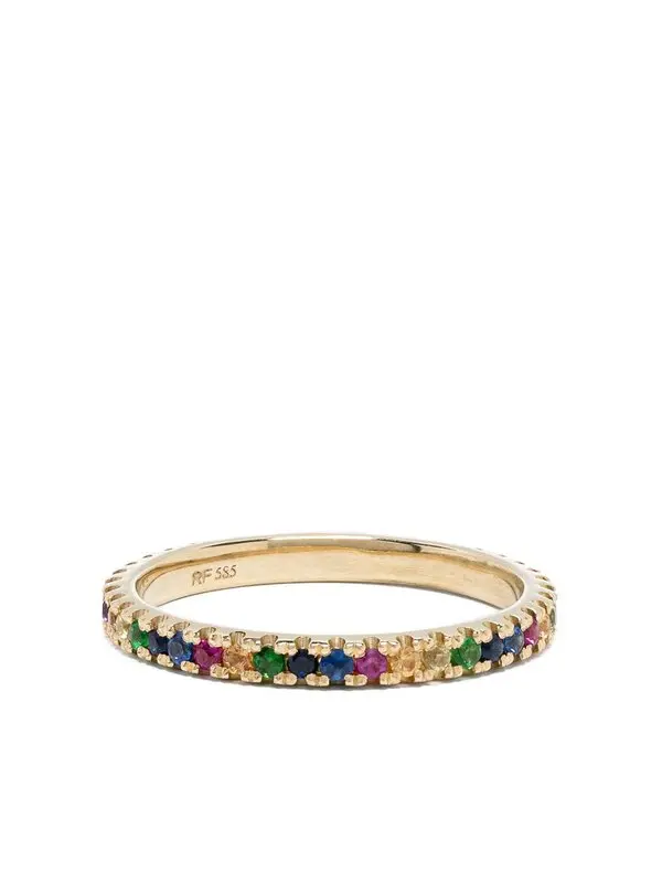ROXANNE FIRST 14k Yellow Sapphire Eternity Ring