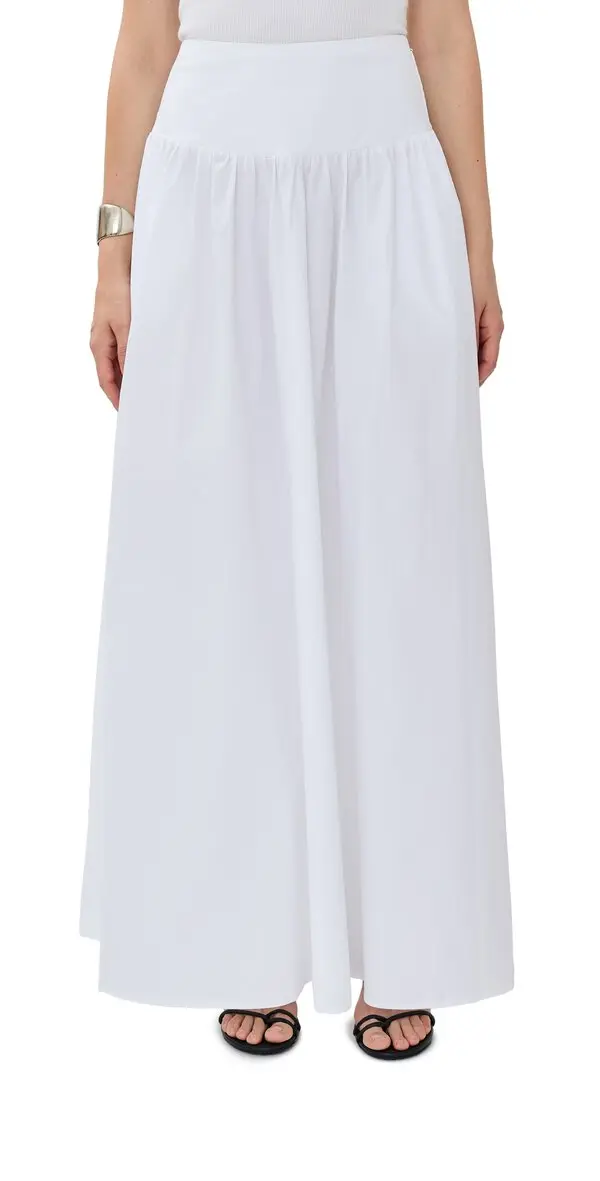 Susana Monaco Poplin Maxi Skirt - Sugar