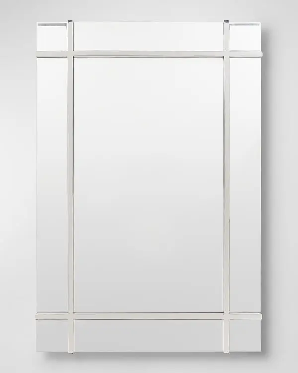 SURYA Sadler 48" Criss-cross Wall Mirror