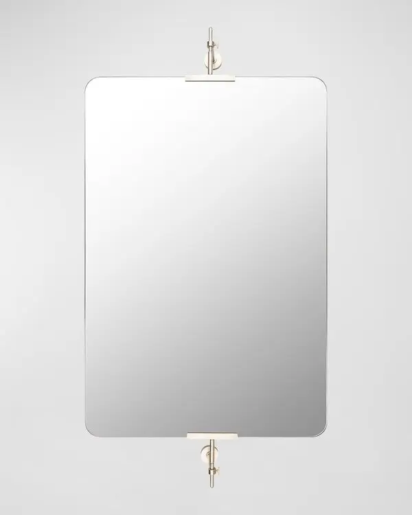 SURYA Anastasya 48" Wall Mirror - Silver