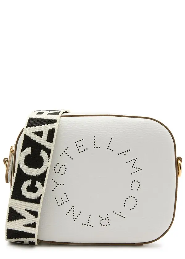 Stella McCartney Stella Logo Camera Bag - White