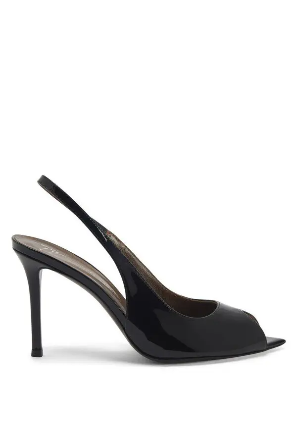 GIUSEPPE ZANOTTI Intriigo Open Toe 90 - Black