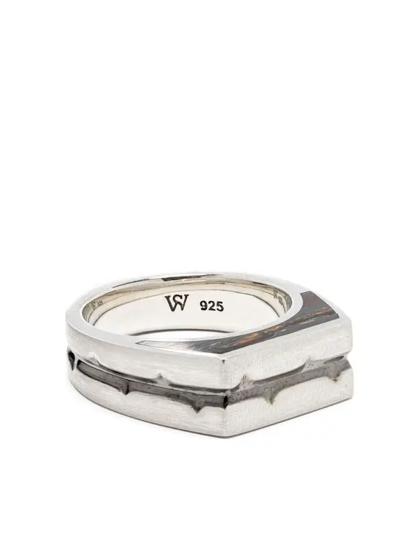 Stephen Webster Thorn Addiction Malachite Ring - Silver