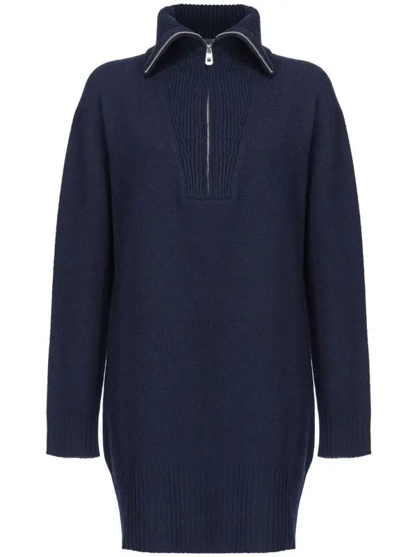 Pinko High-neck Mini Dress