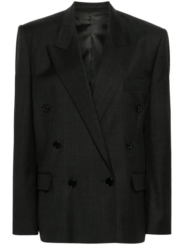 Isabel Marant Klero Double-breasted Blazer - Grey