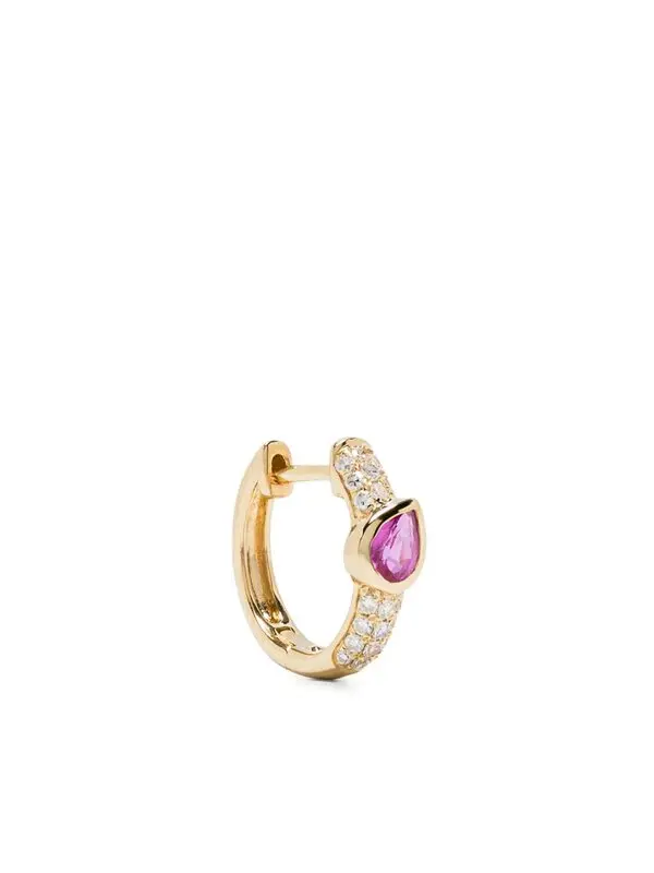 ROXANNE FIRST 14kt Yellow Sapphire And Diamond Single Earring