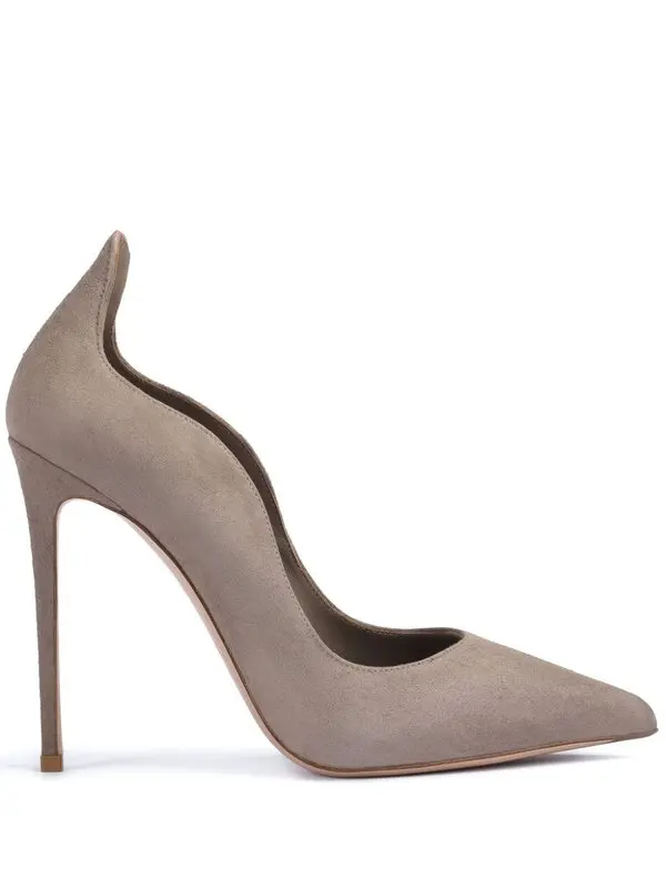 LE SILLA Ivy 120mm Suede Pumps - Neutrals