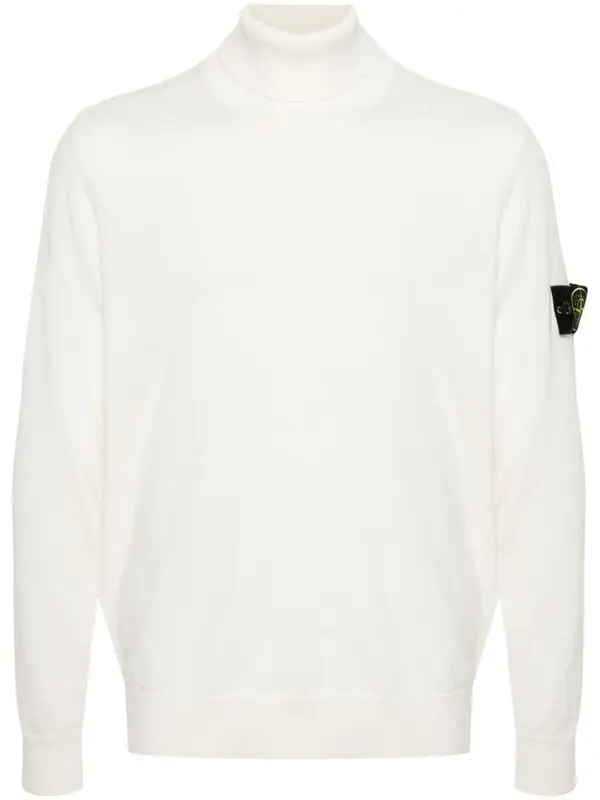 Stone Island Compass-badge Wool Jumper - Neutrals