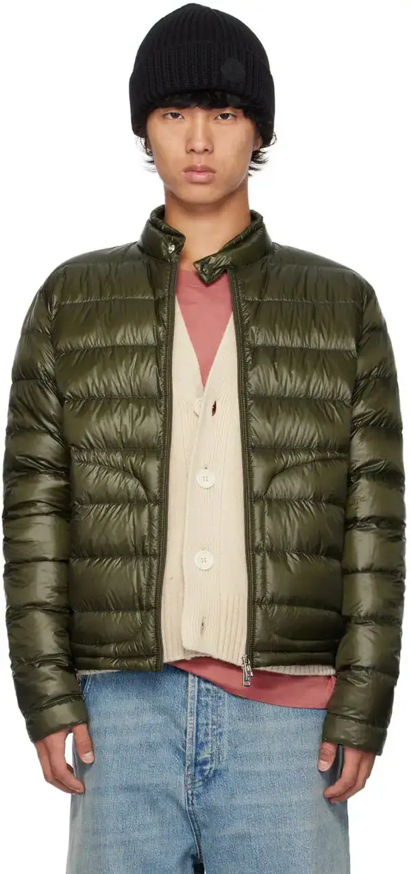 Moncler Acorus Down Jacket 833-Urban Olivegreen Editorialist